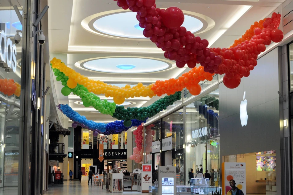 Shoppers Delight at Giant Balloon Displays Inside intu Eldon Square ...