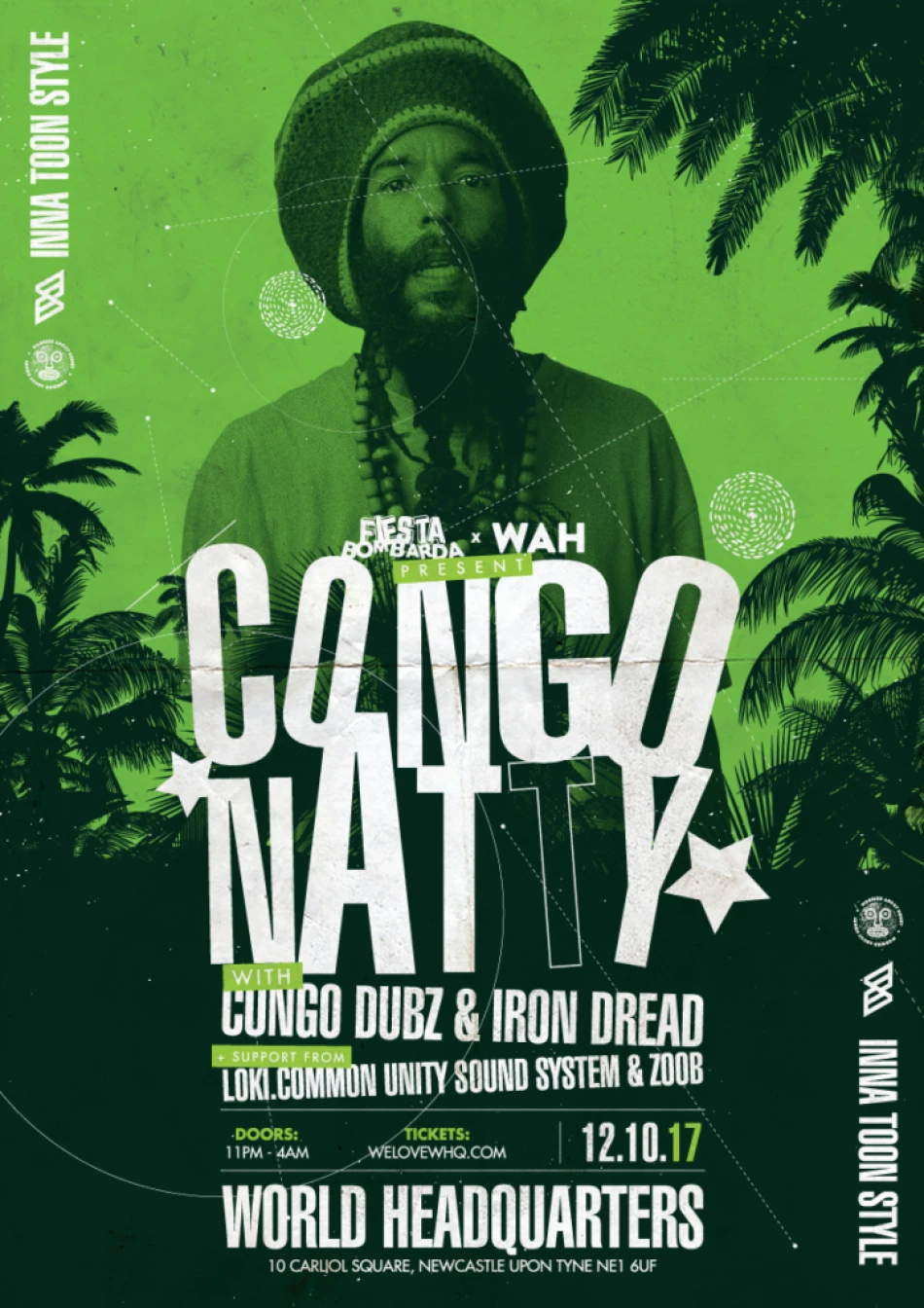 Congo Natty UK Tour: World HQ | Get into Newcastle