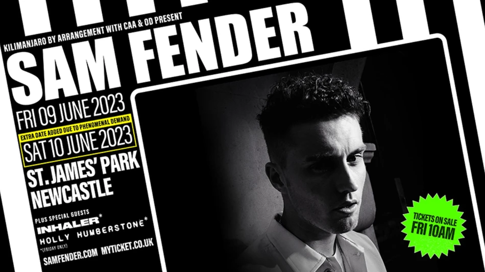 Sam Fender: Utilita Arena | Get into Newcastle